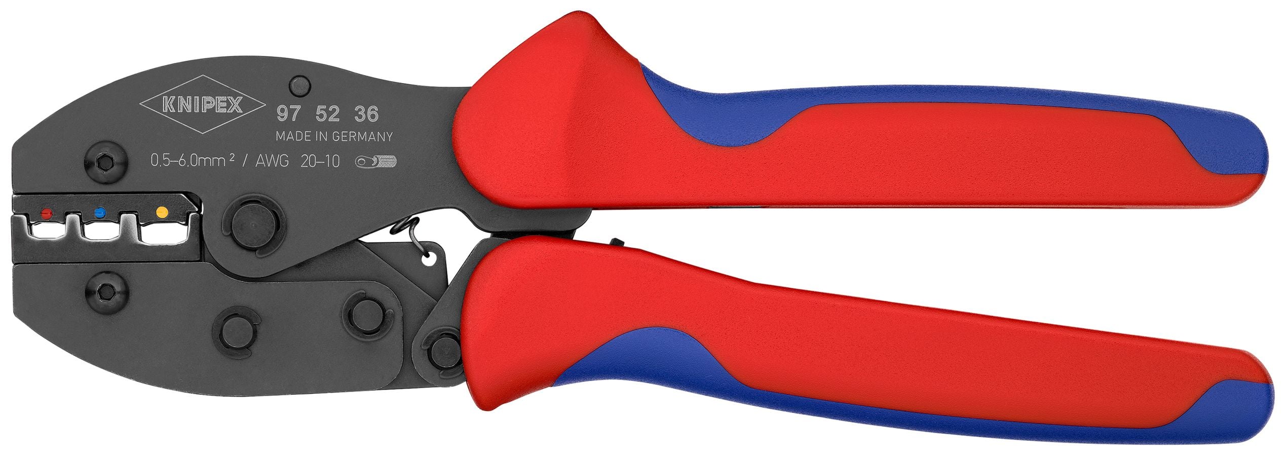 KNIPEX PreciForce® Crimping Pliers For Insulated Terminals, Plug ...