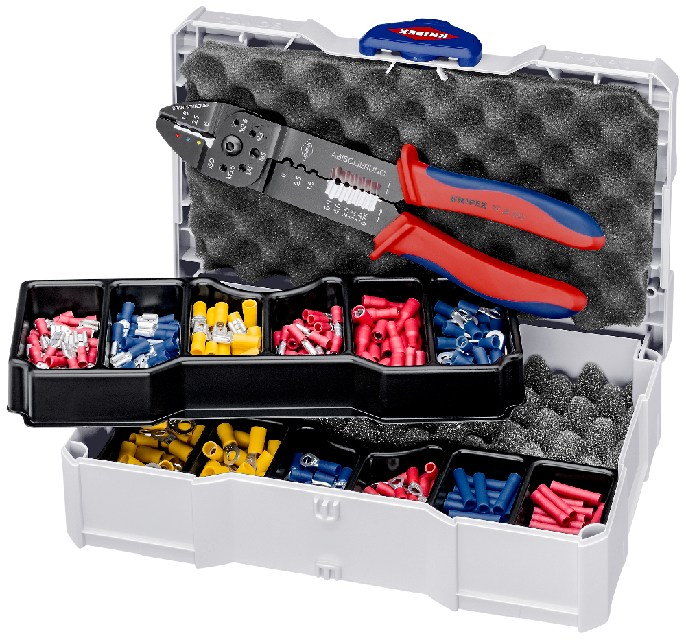 Crimp Assortment For cable connectors 13 parts | KNIPEX