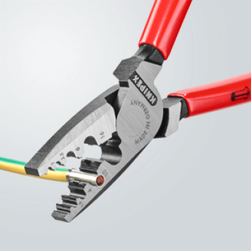 Crimping Pliers for wire ferrules | KNIPEX