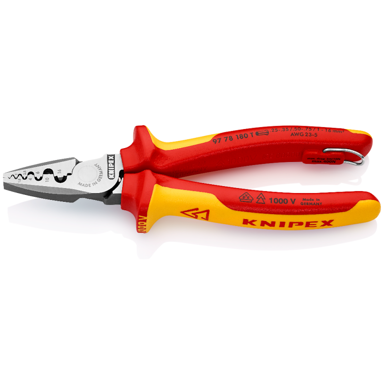 Crimping Pliers for wire ferrules | KNIPEX