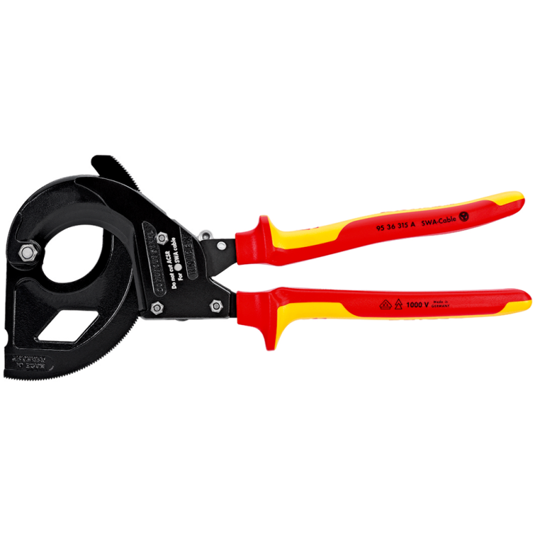 Cable Cutter (ratchet action) For steel wire armoured cables (SWA cable ...