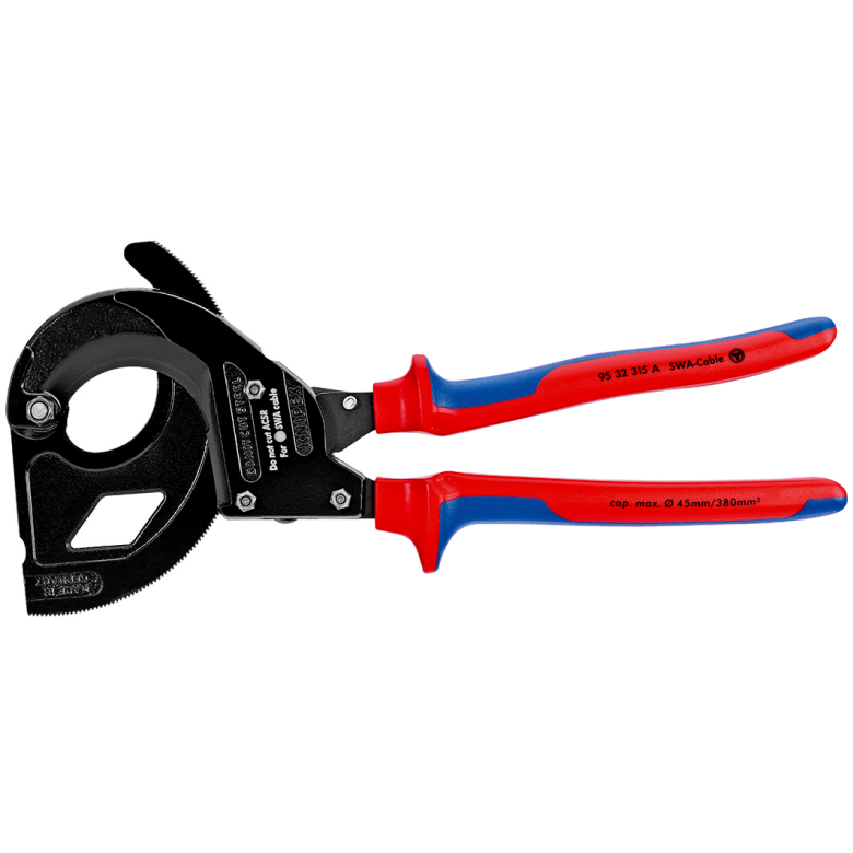 Cable Cutter (ratchet action) For steel wire armoured cables (SWA cable ...