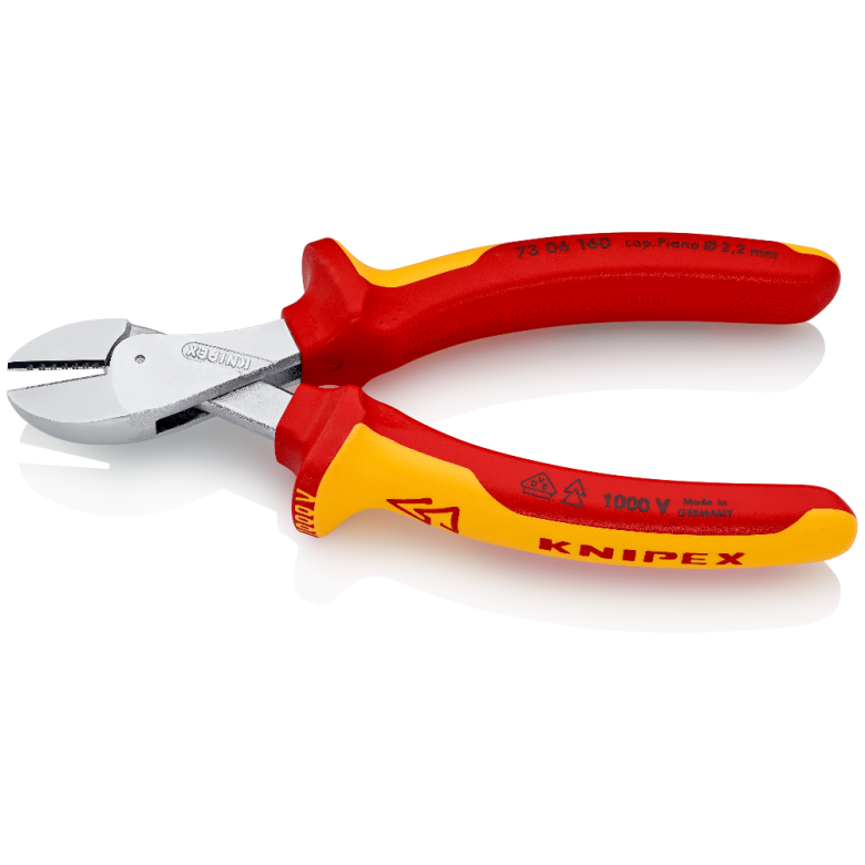 KNIPEX X-Cut® Compact Diagonal Cutter High lever transmission | KNIPEX