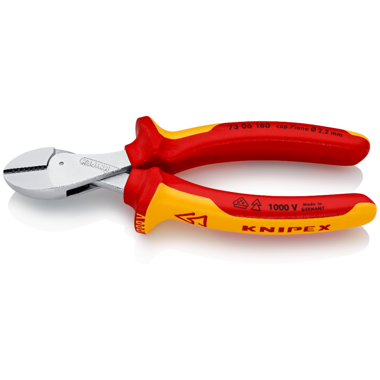 KNIPEX X-Cut® Compact Diagonal Cutter High lever transmission | KNIPEX