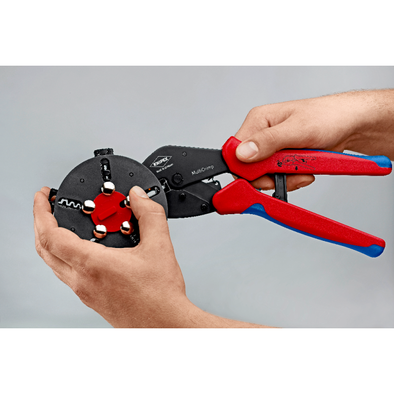 KNIPEX MultiCrimp® Lever Action Crimping Pliers with changer magazine ...