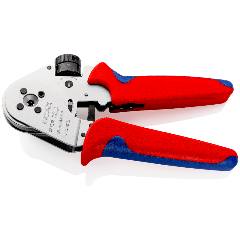 Four-Mandrel Crimping Pliers for turned contacts | KNIPEX