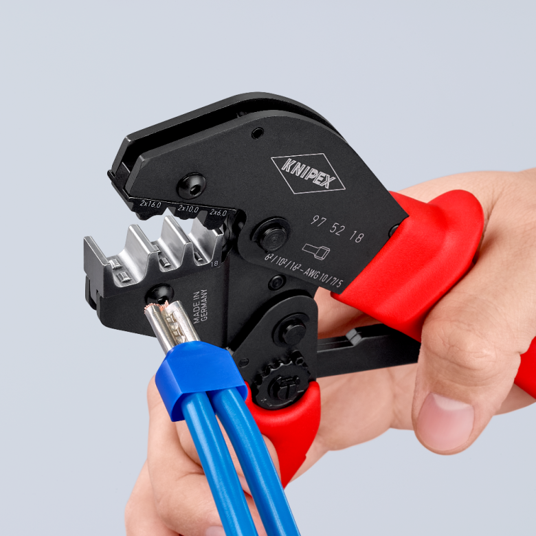 Crimping Pliers For two-hand operation | KNIPEX