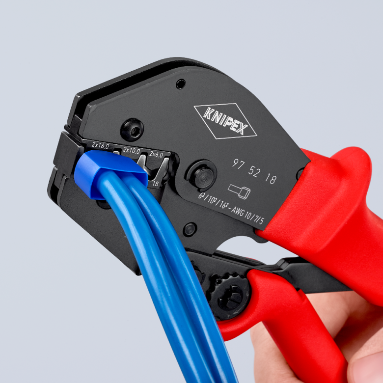 Crimping Pliers For two-hand operation | KNIPEX